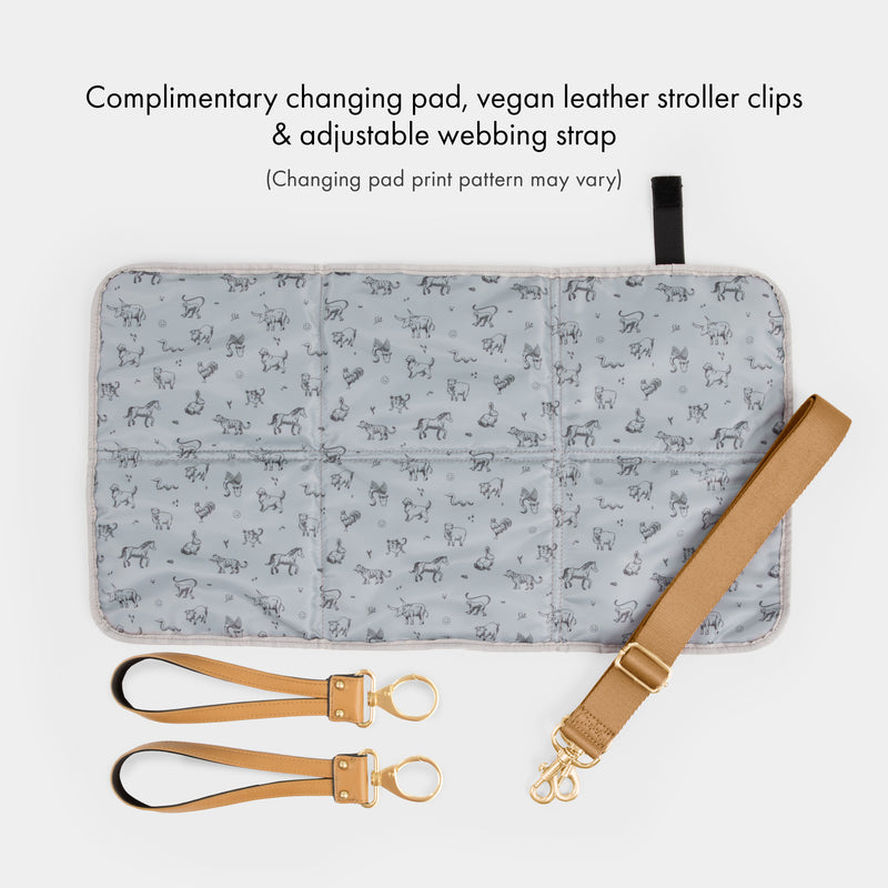 On-The-Go Stroller Caddy in Cactus 2.0 | TWELVElittle