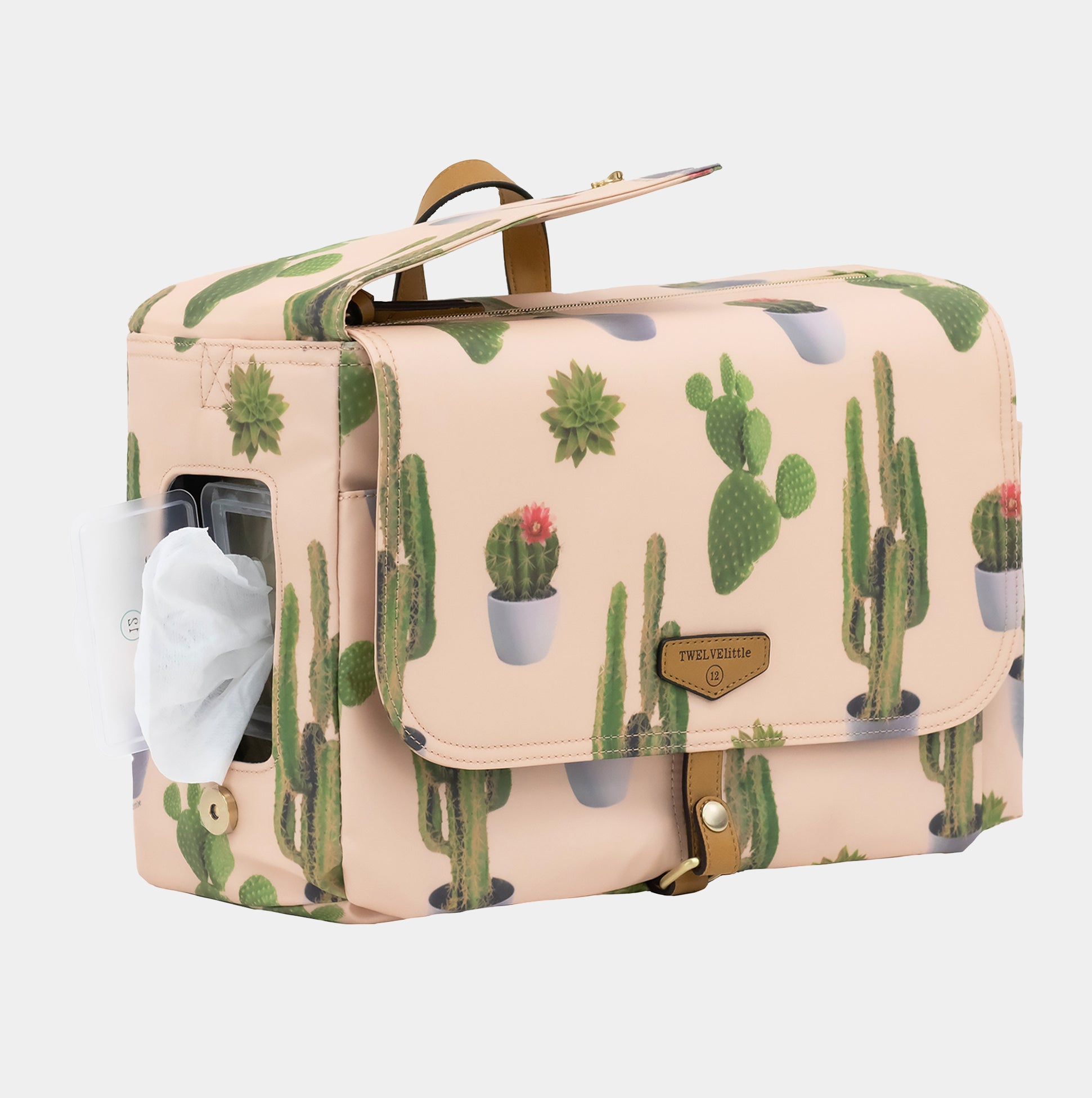 On-The-Go Stroller Caddy in Cactus 2.0 | TWELVElittle