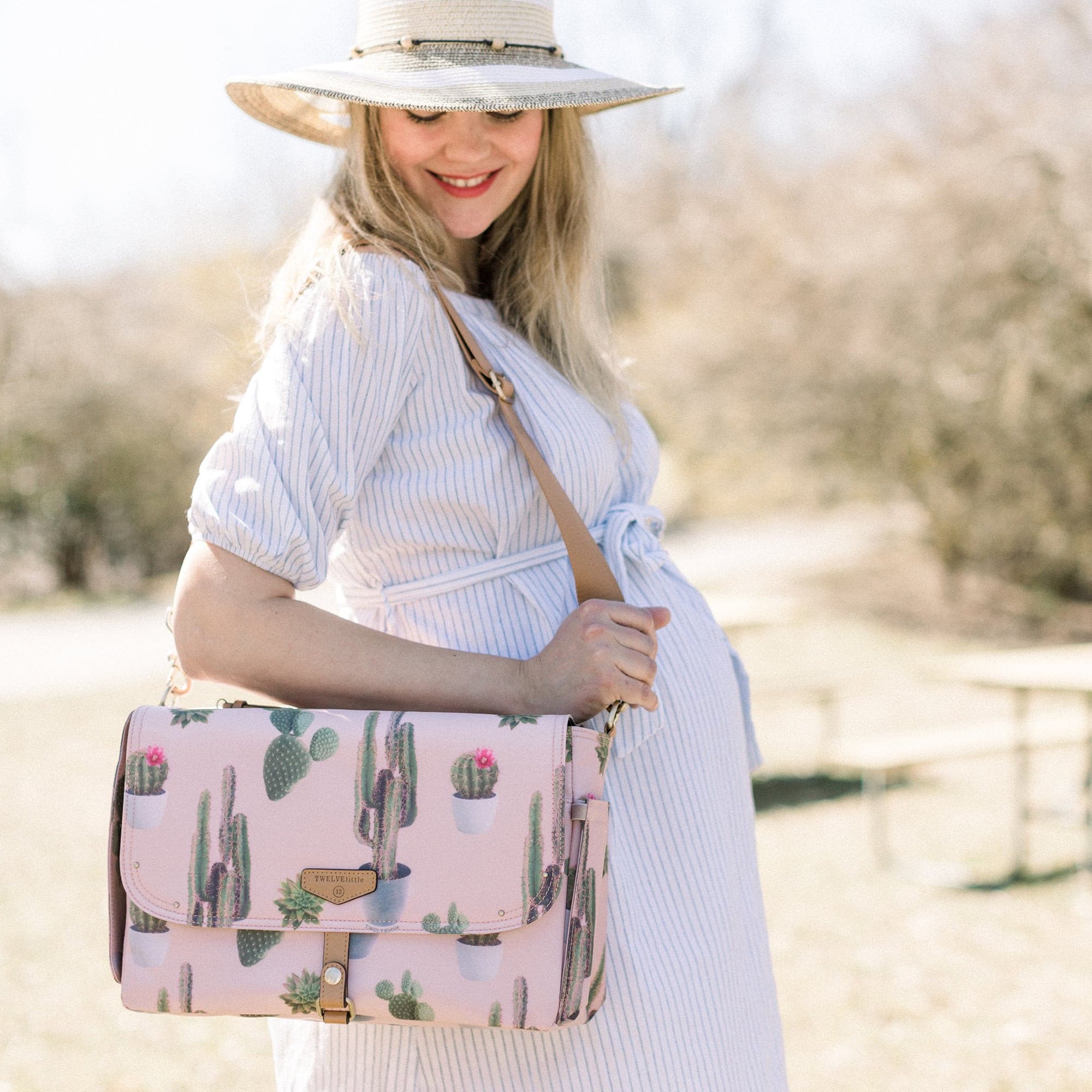On-The-Go Stroller Caddy in Cactus 2.0 | TWELVElittle